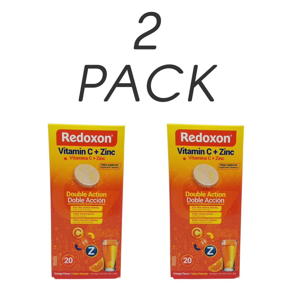 Redoxon Vitamin C with Zinc. Effervescent Dietary Supplement. Helps ...