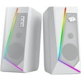 Redragon GS520 RGB Desktop Speakers, 2.0 Channel PC Computer Stereo ...