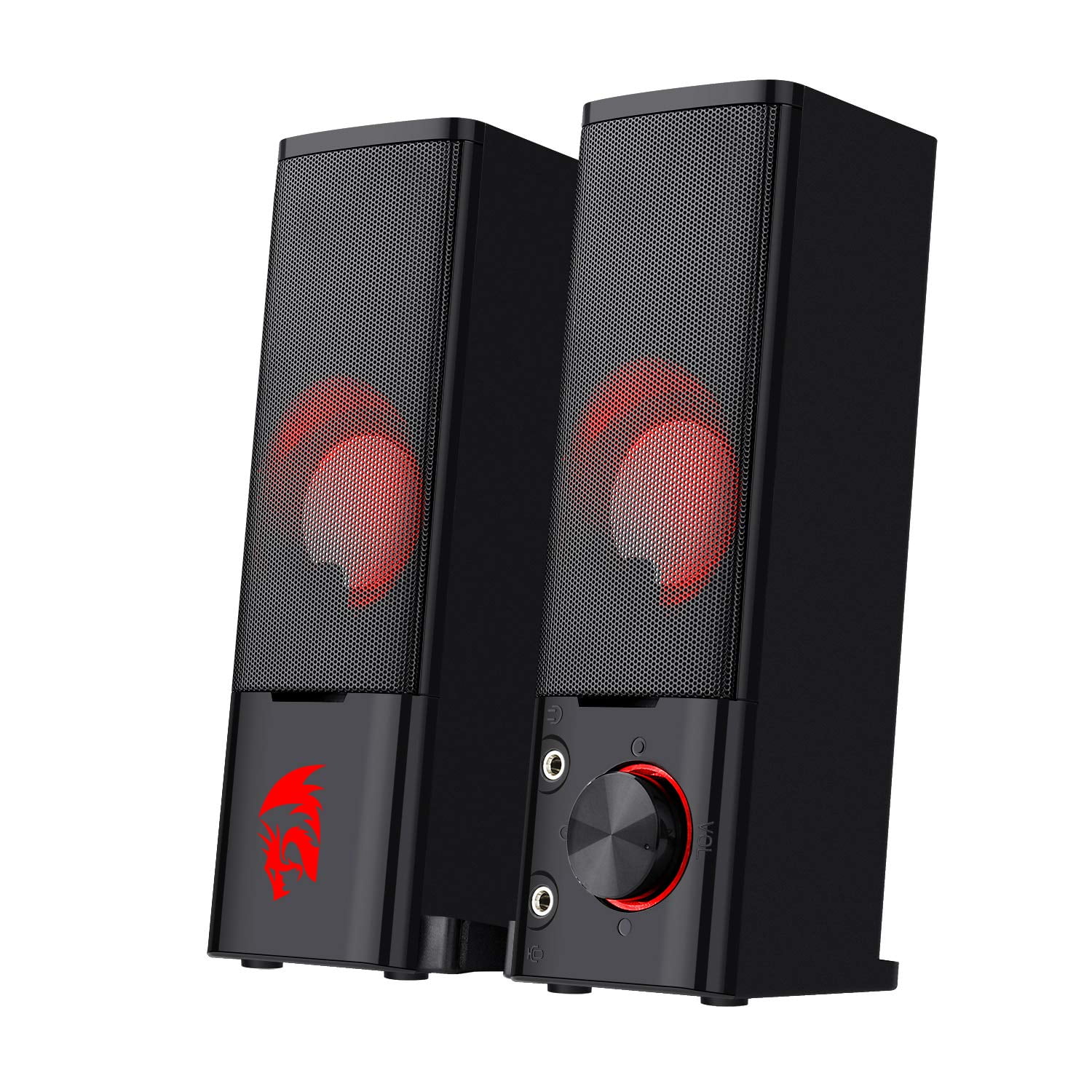 Redragon GS550 Orpheus PC Gaming Speakers, 2.0 Channel Stereo Desktop ...