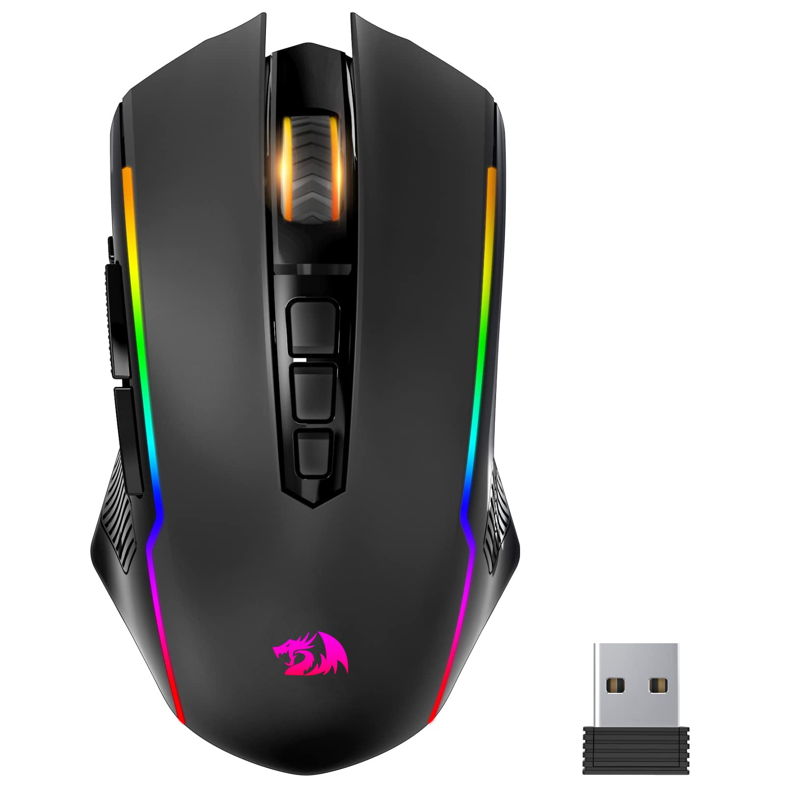 Redragon Gaming Mouse, Wireless Mouse Gaming with 8000 DPI, PC Gaming ...