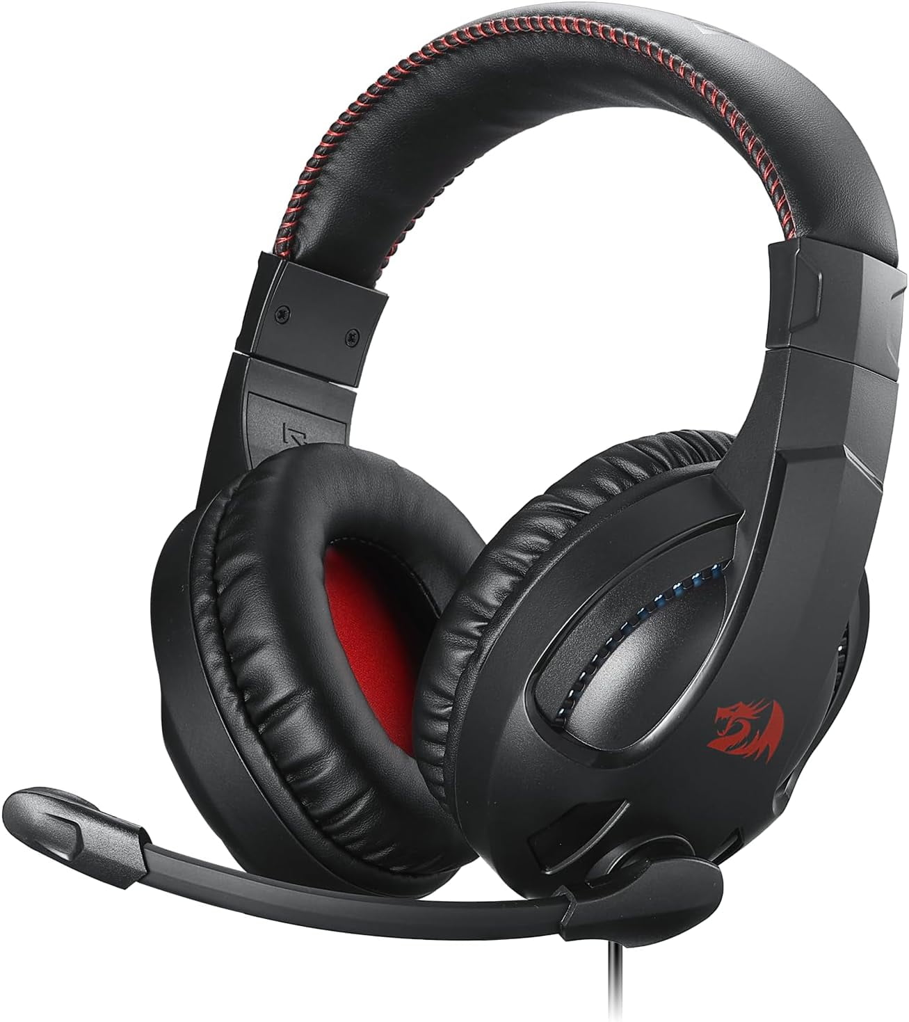 Redragon H211 Cronus Black Wired Gaming Headset, Stereo Surround Sound ...