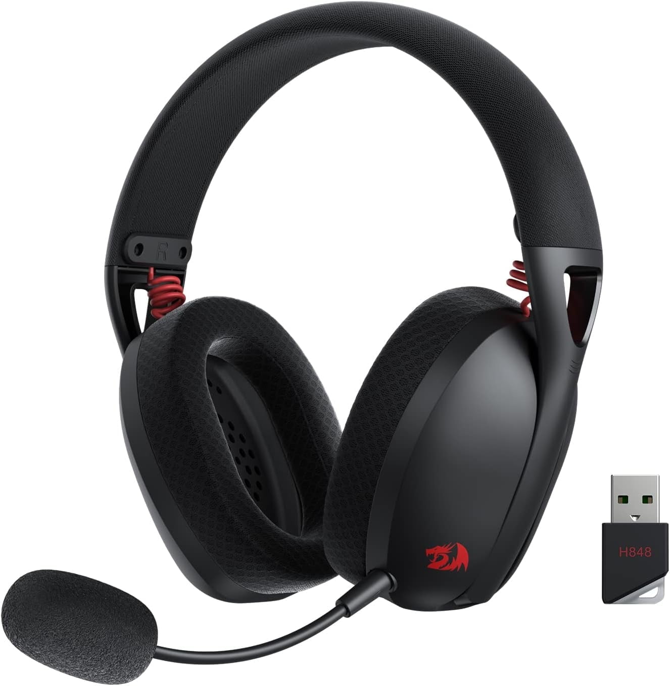Redragon H848 BT Wireless Gaming Headset - Lightweight - 7.1 Surround ...