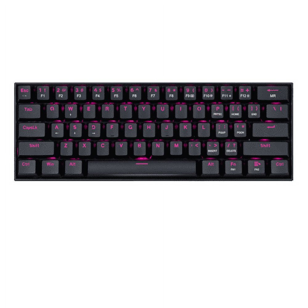 Redragon K630 Dragonborn 60% Wired RGB Gaming Keyboard, 61 Keys Compact ...