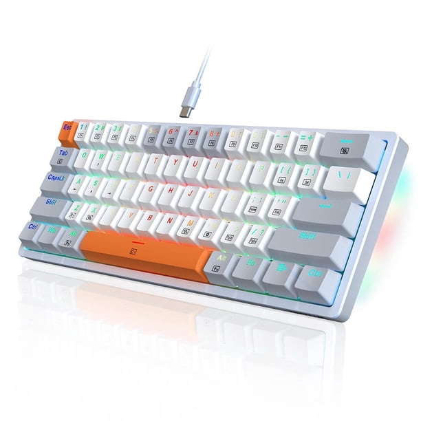 Redragon K642WGO-RGB 61-Key RGB Backlight Mechanical keyboard Red ...