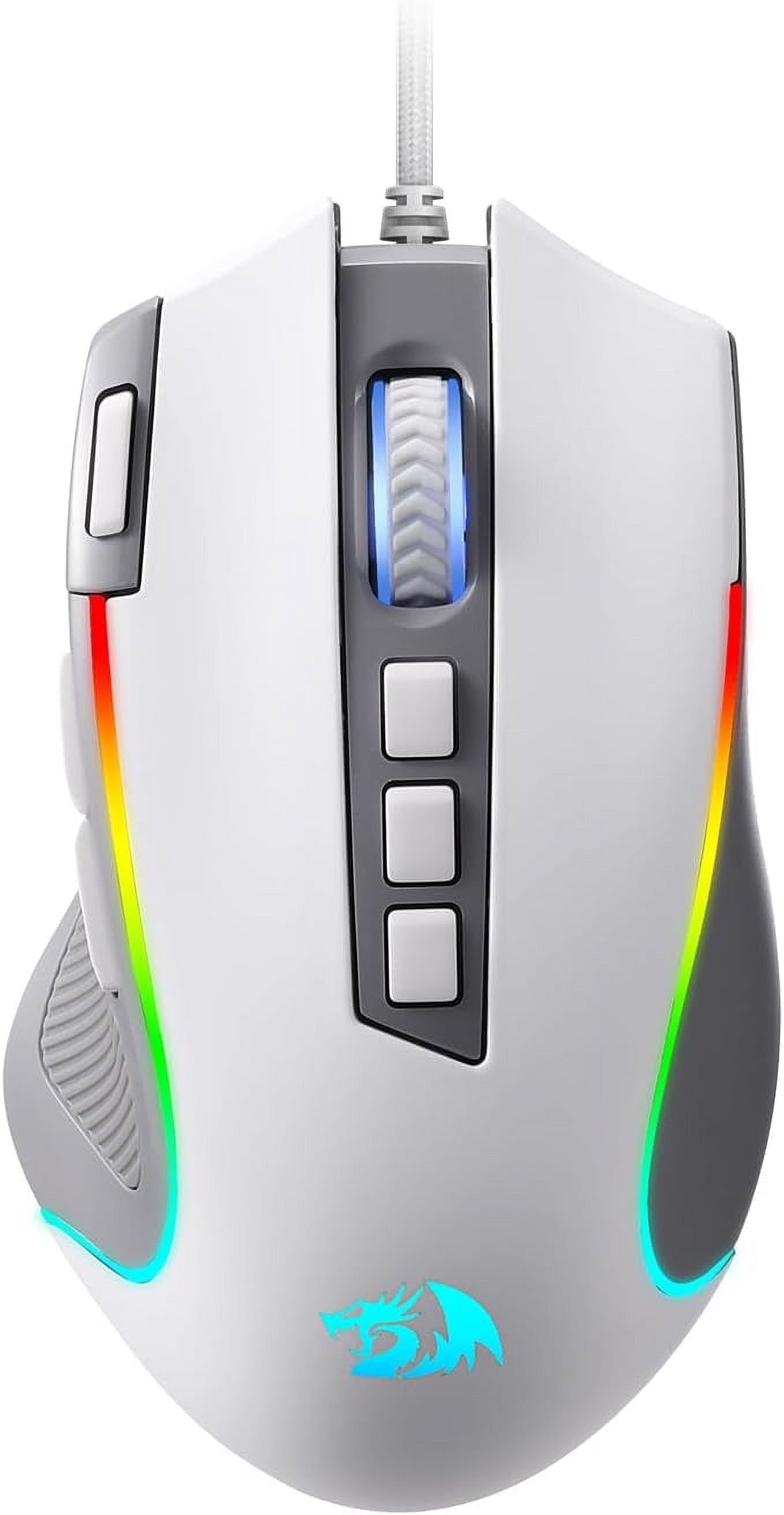 Redragon M612 RGB Gaming Mouse, 8000 DPI Wired Optical Gamer Mouse with ...