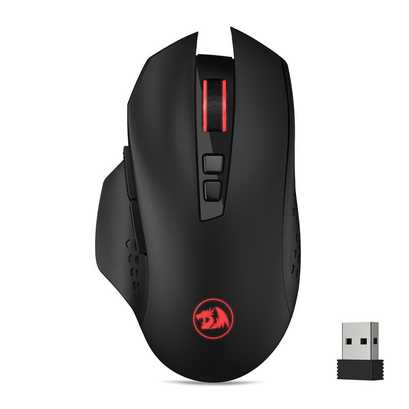Redragon M656 Gainer Wireless Gaming Mouse, 4000 DPI 2.4Ghz Wireless ...