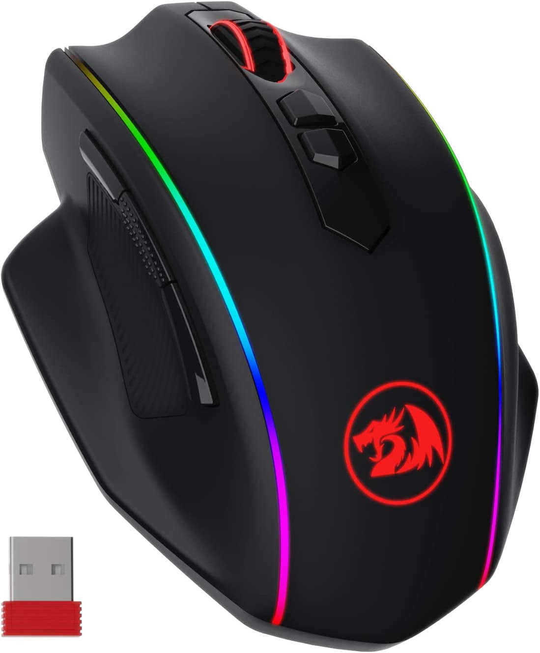Redragon M686 Wireless/Wired Gaming Mouse, 16000 DPI, Customizable ...