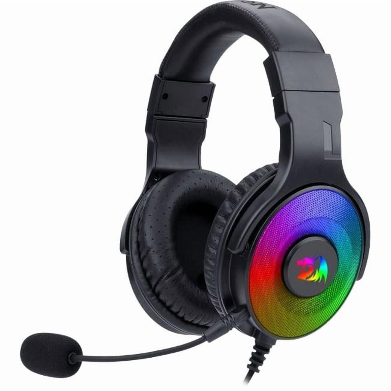 Redragon Pandora RGB Wired Gaming Headset, Dynamic RGB Backlight ...