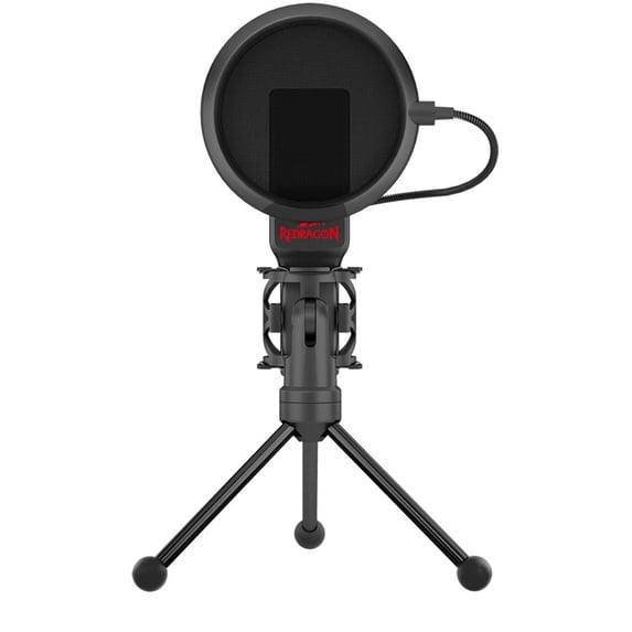 Redragon Seyfert GM100 Gaming Microphone, 3.5mm, Omni Condenser, Shock ...