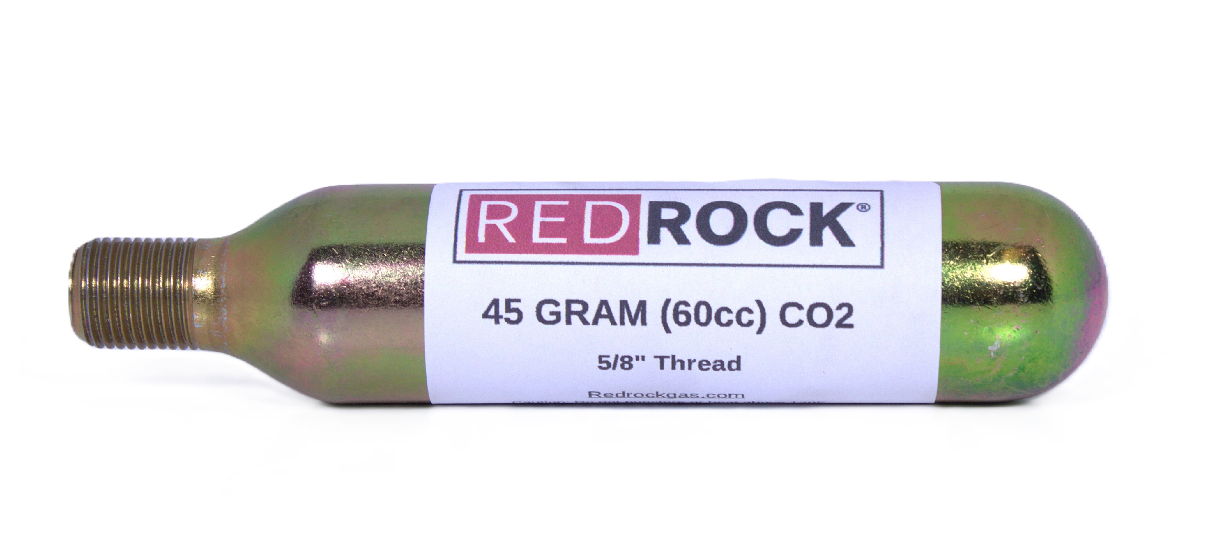 RedRock 60cc CO2 Cartridge – Threaded 5/8-18 UNF Canister for ...