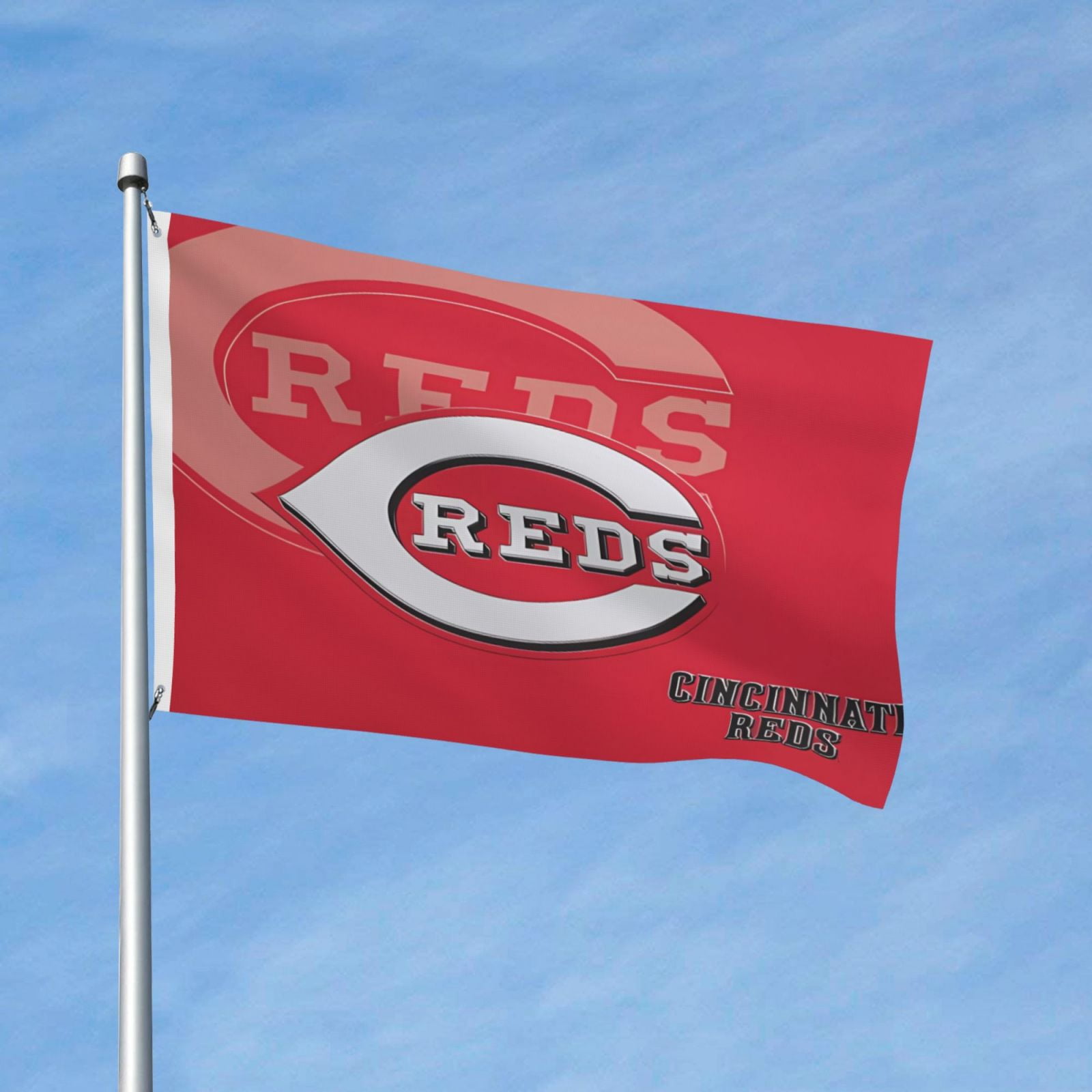 Reds Baseball Team Custom 3x5ft Double Sided Flag Game Day Baseball ...