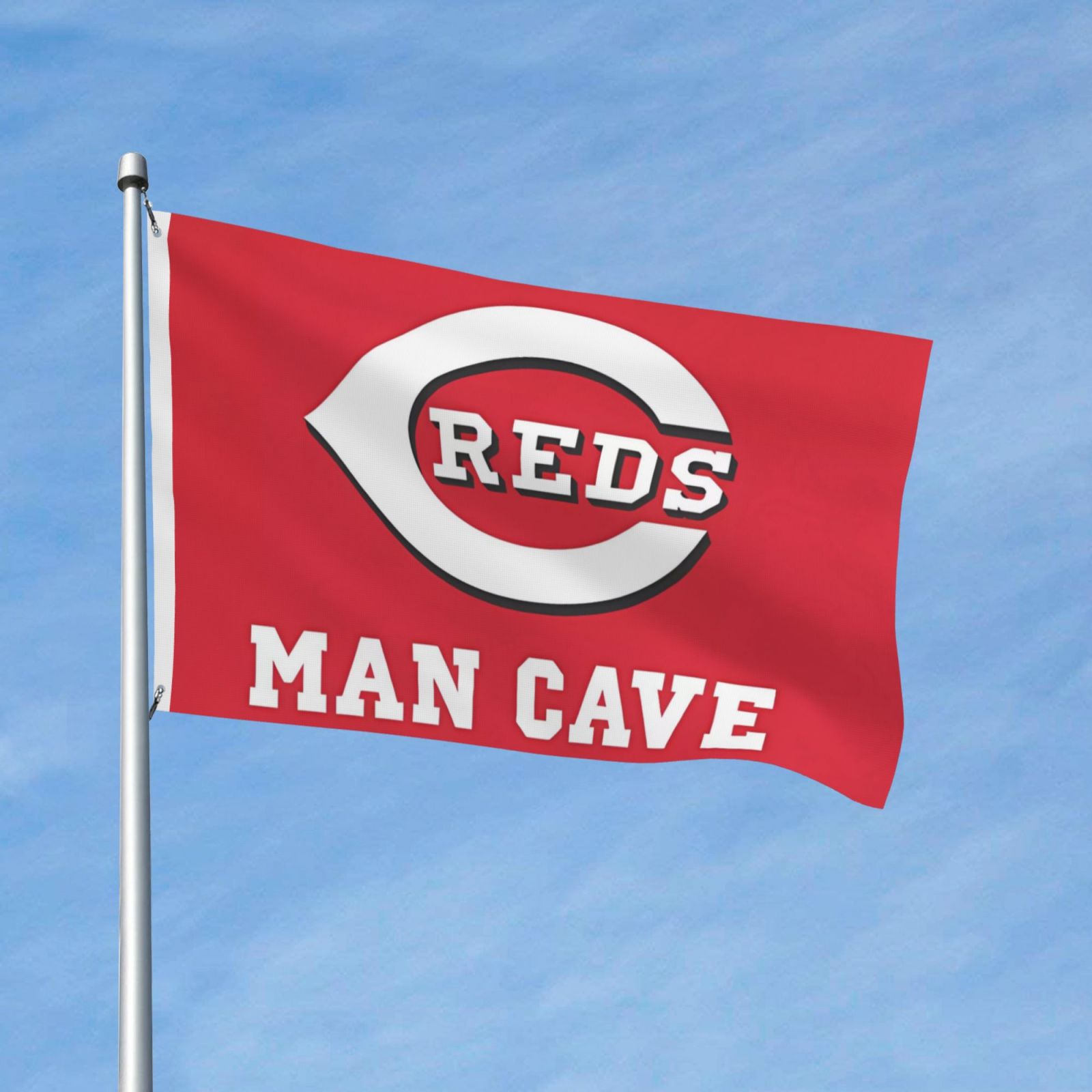 Reds Baseball Team 3x5 ft Indoor and Outdoor Double Sided Flag ...
