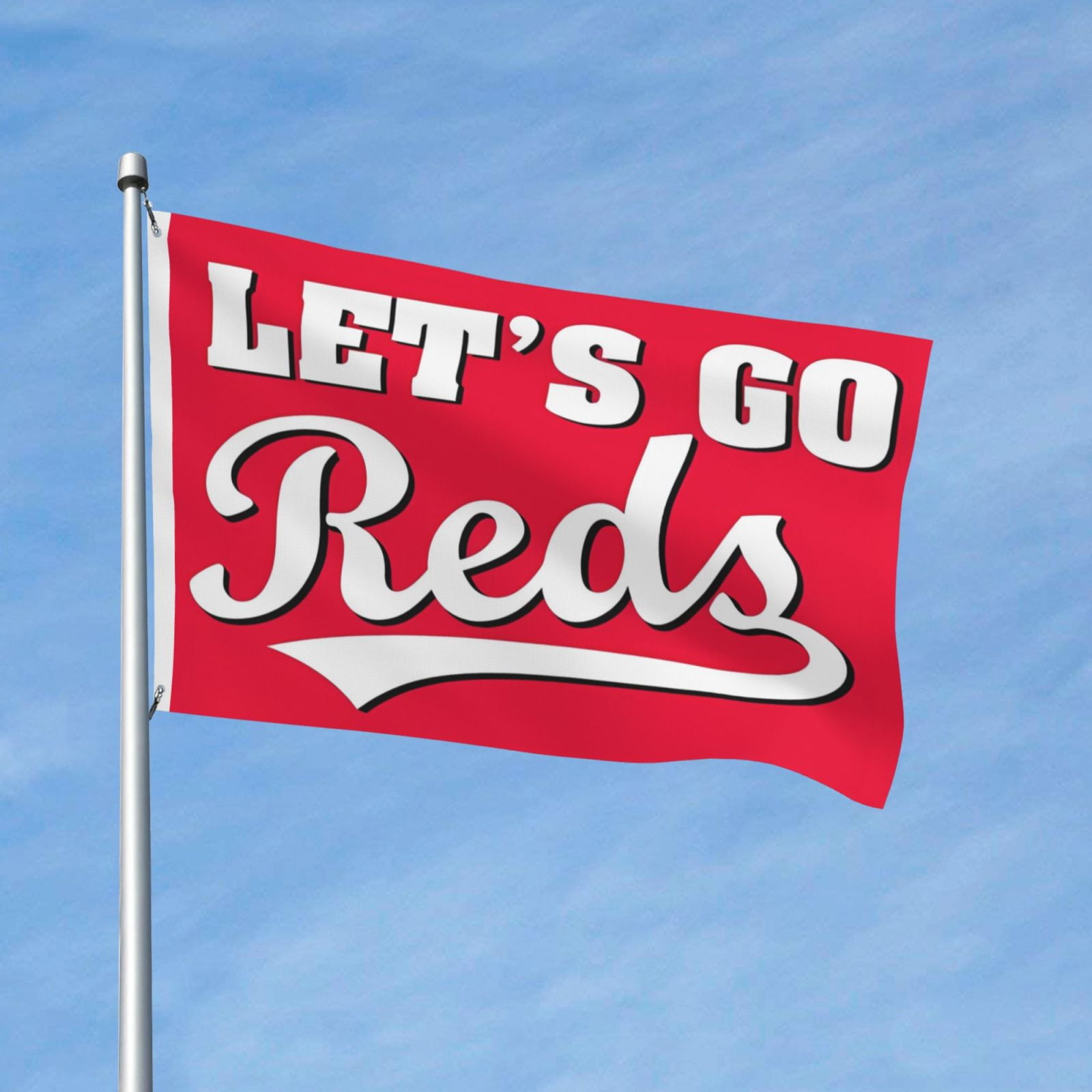 Reds Baseball Team 3x5 ft Indoor and Outdoor Double Sided Flag ...