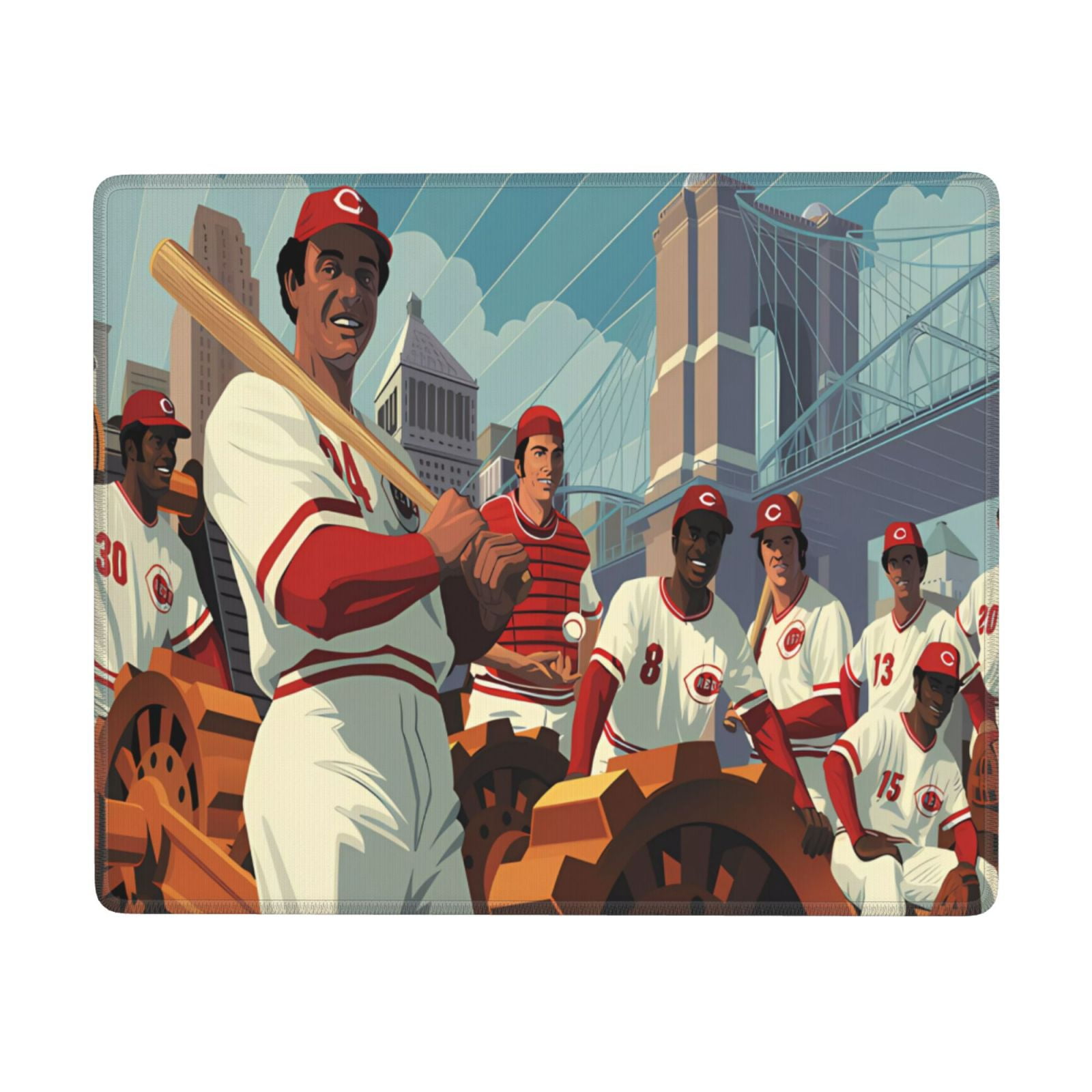 Reds Baseball Team Custom Theme Mouse Pad Super Smooth Gaming Computer ...