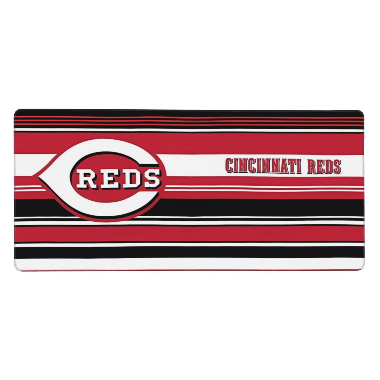 Reds Baseball Team Custom Thick Keyboard Mat 16x35.5 Inch, Extra Wide ...
