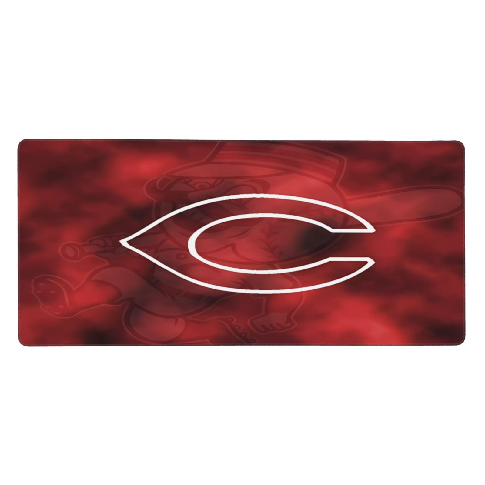 Reds Baseball Team Custom Thick Keyboard Mat 16x35.5 Inch, Extra Wide ...