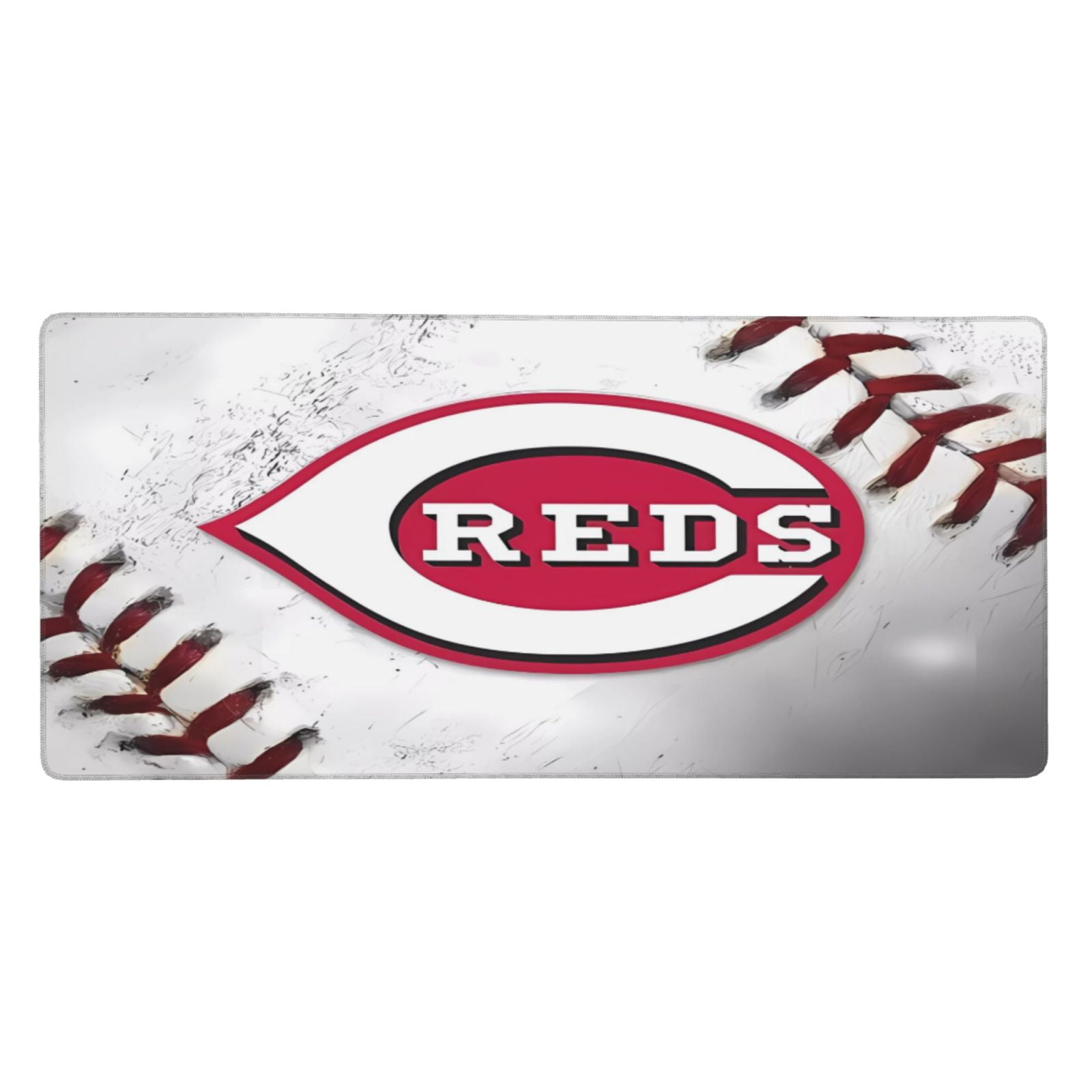 Reds Baseball Team Custom Thick Keyboard Mat 16x35.5 Inch, Extra Wide ...