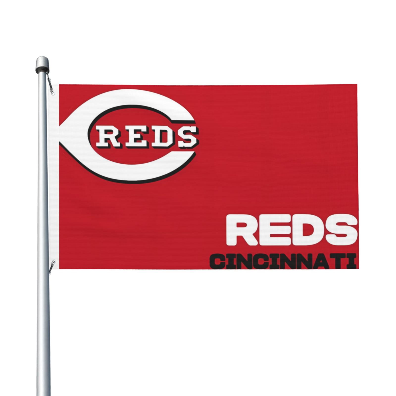 Reds Baseball Team Double Sided Garden Flag 3x5ft Indoor and Outdoor ...