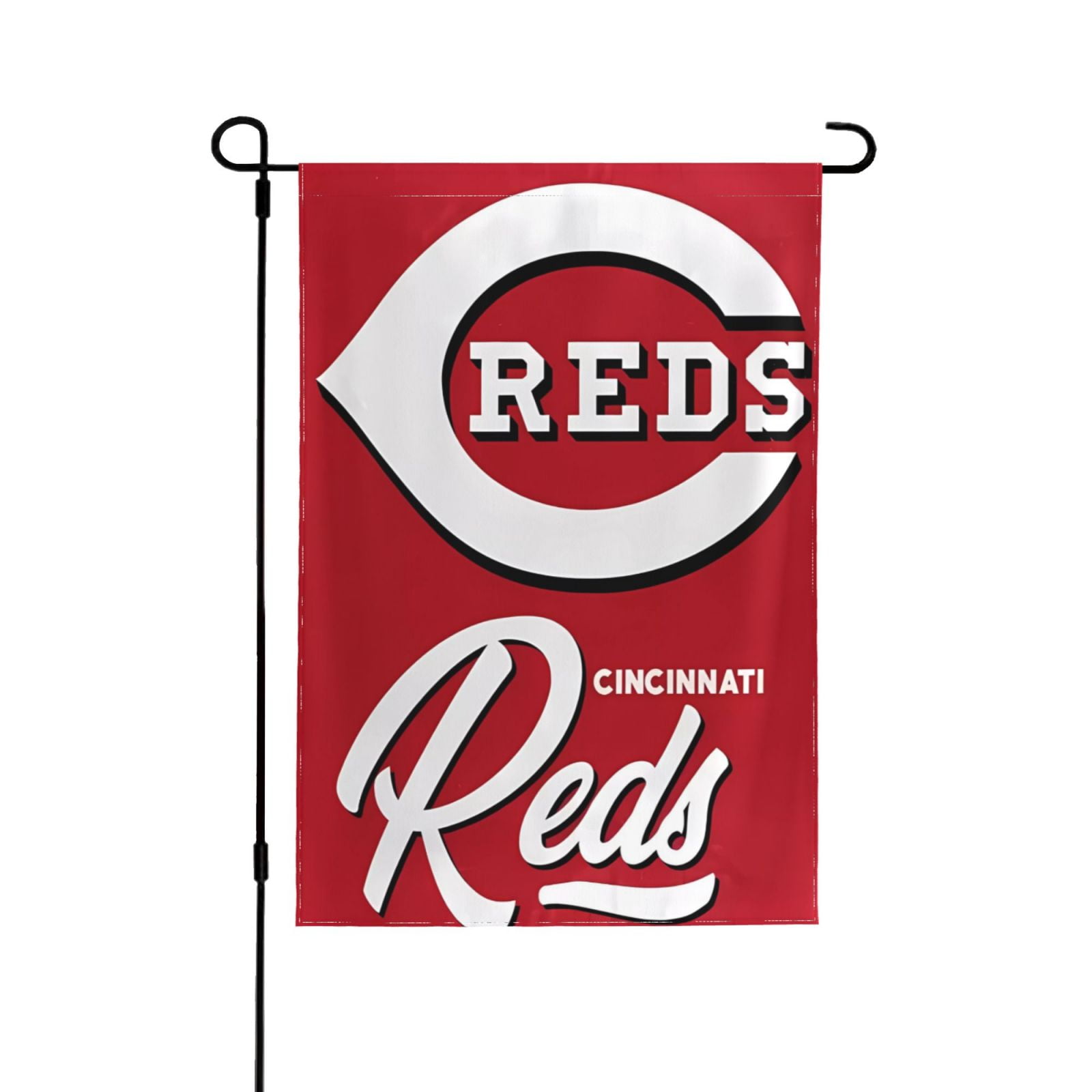 Reds Baseball Team Front Garden Flag, Fans Spectator Flag Hanging Flag ...