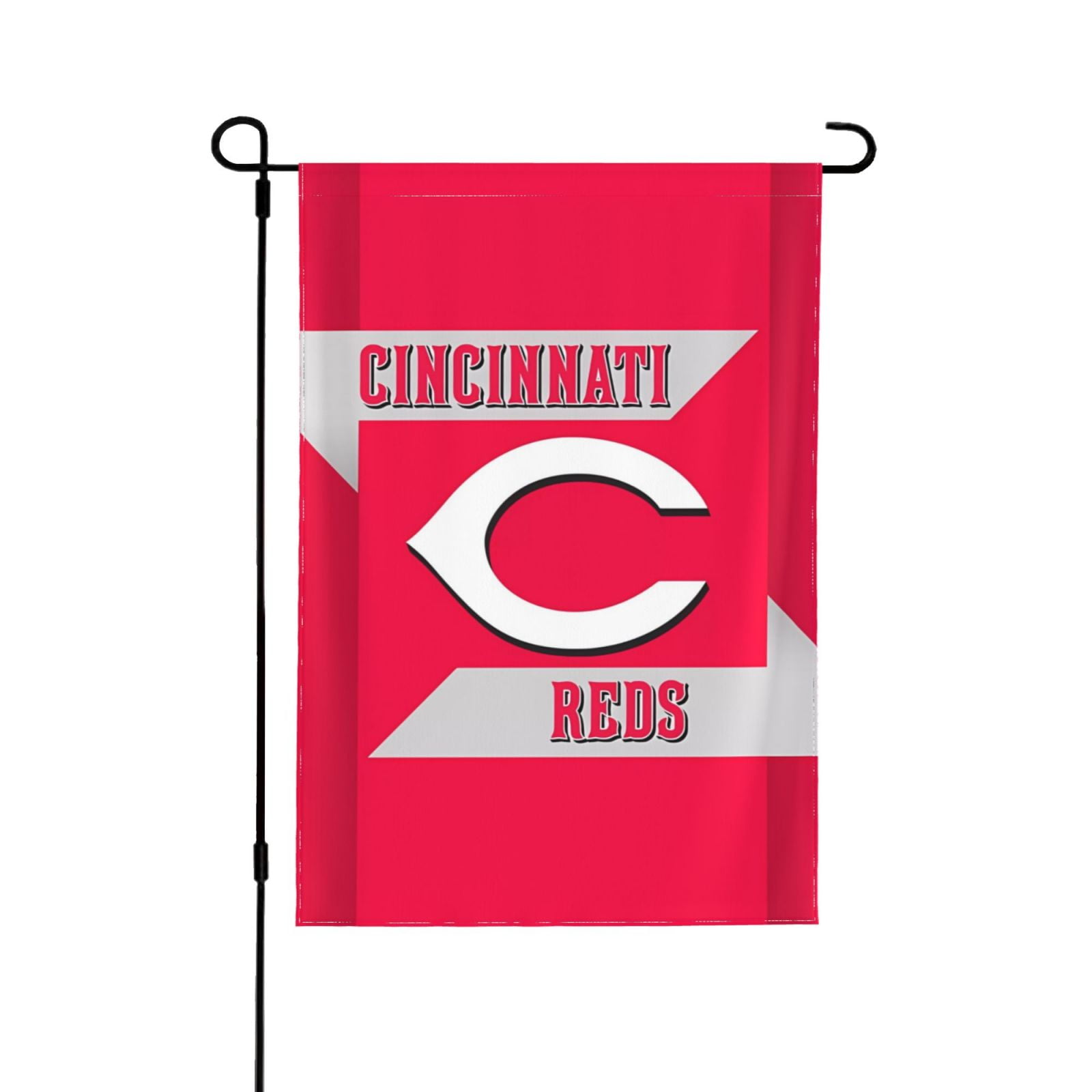 Reds Baseball Team Front Garden Flag, Fans Spectator Flag Hanging Flag ...