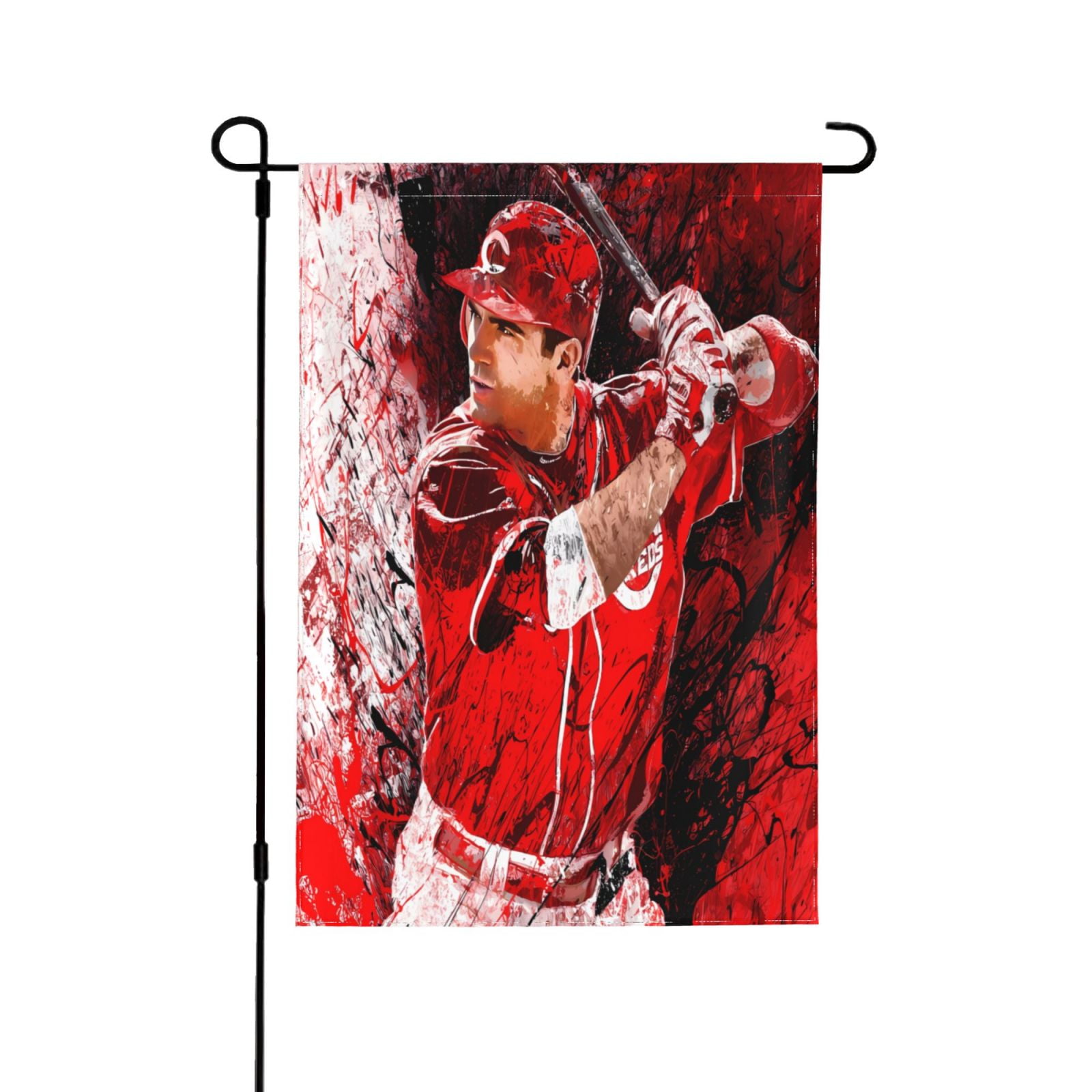 Reds Baseball Team Front Garden Flag, Fans Spectator Flag Hanging Flag ...