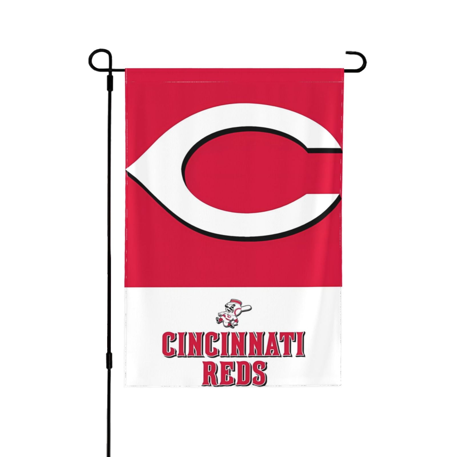 Reds Baseball Team Front Garden Flag, Fans Spectator Flag Hanging Flag ...