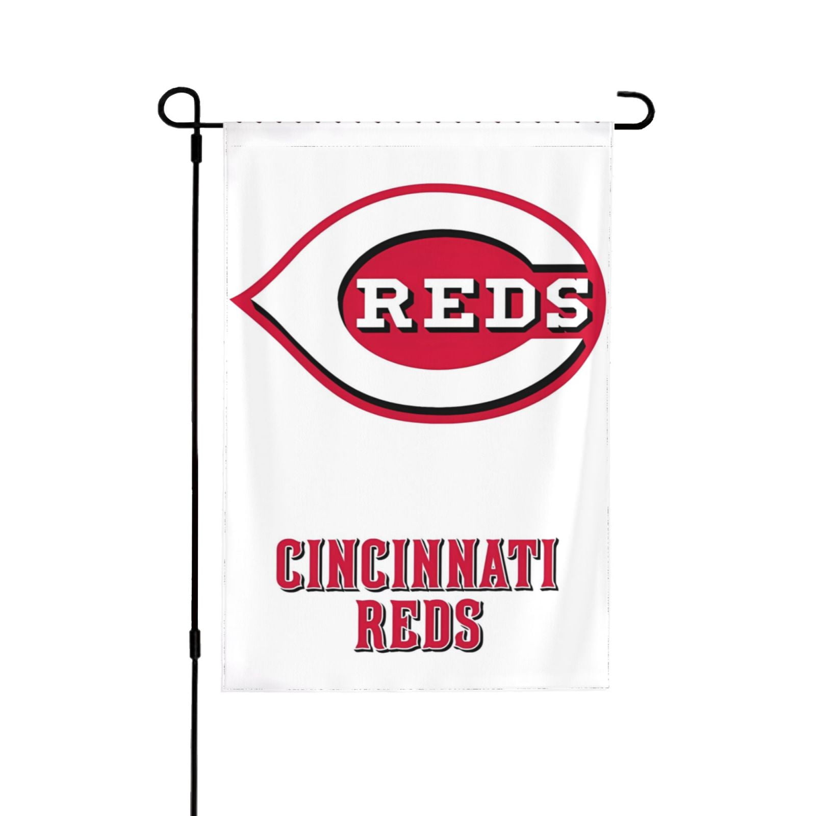 Reds Baseball Team Front Garden Flag, Fans Spectator Flag Hanging Flag ...