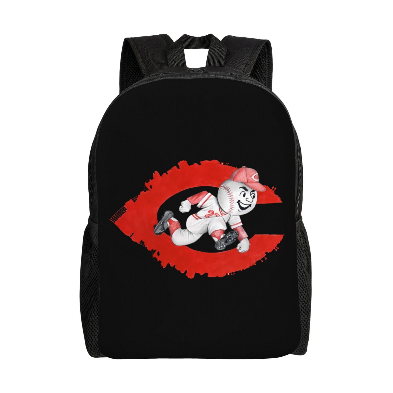 Reds Baseball Team Large Capacity Backpack Widened Shoulder Strap ...