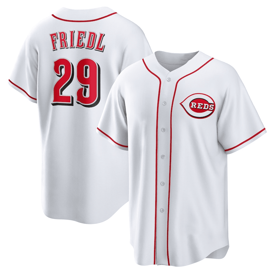 Reds Shirt TJ Friedl#29 Baseball Team Sports Home Limited Football Men ...