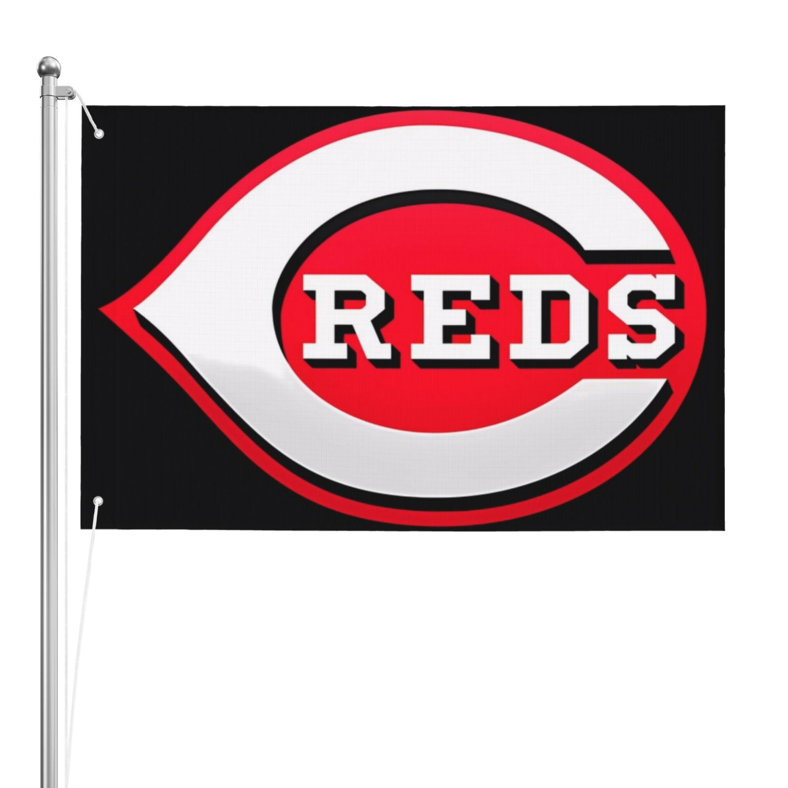 Reds Three Layer personalized Double Sided Flag Football Fans National ...