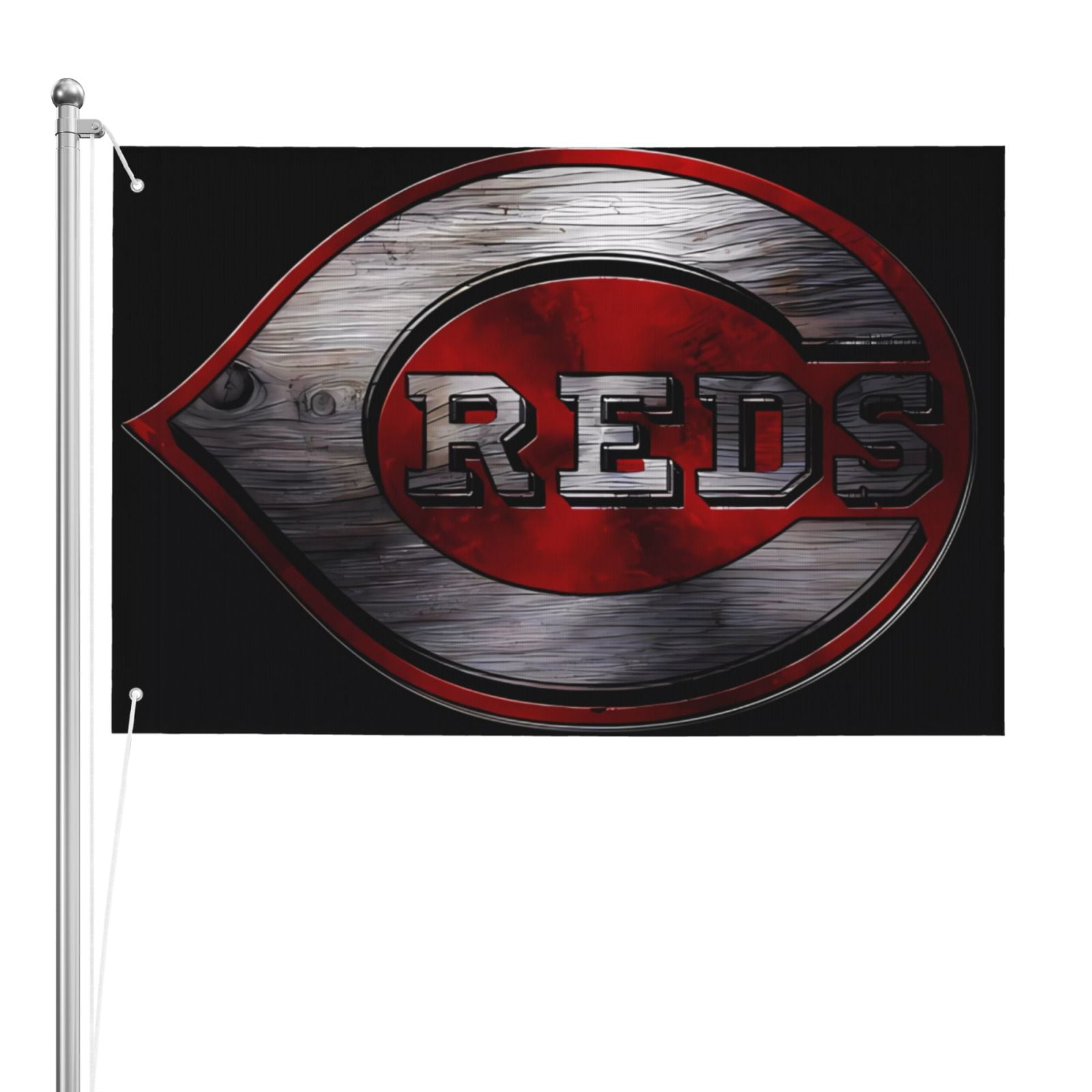Reds Three Layer personalized Double Sided Flag Football Fans National ...