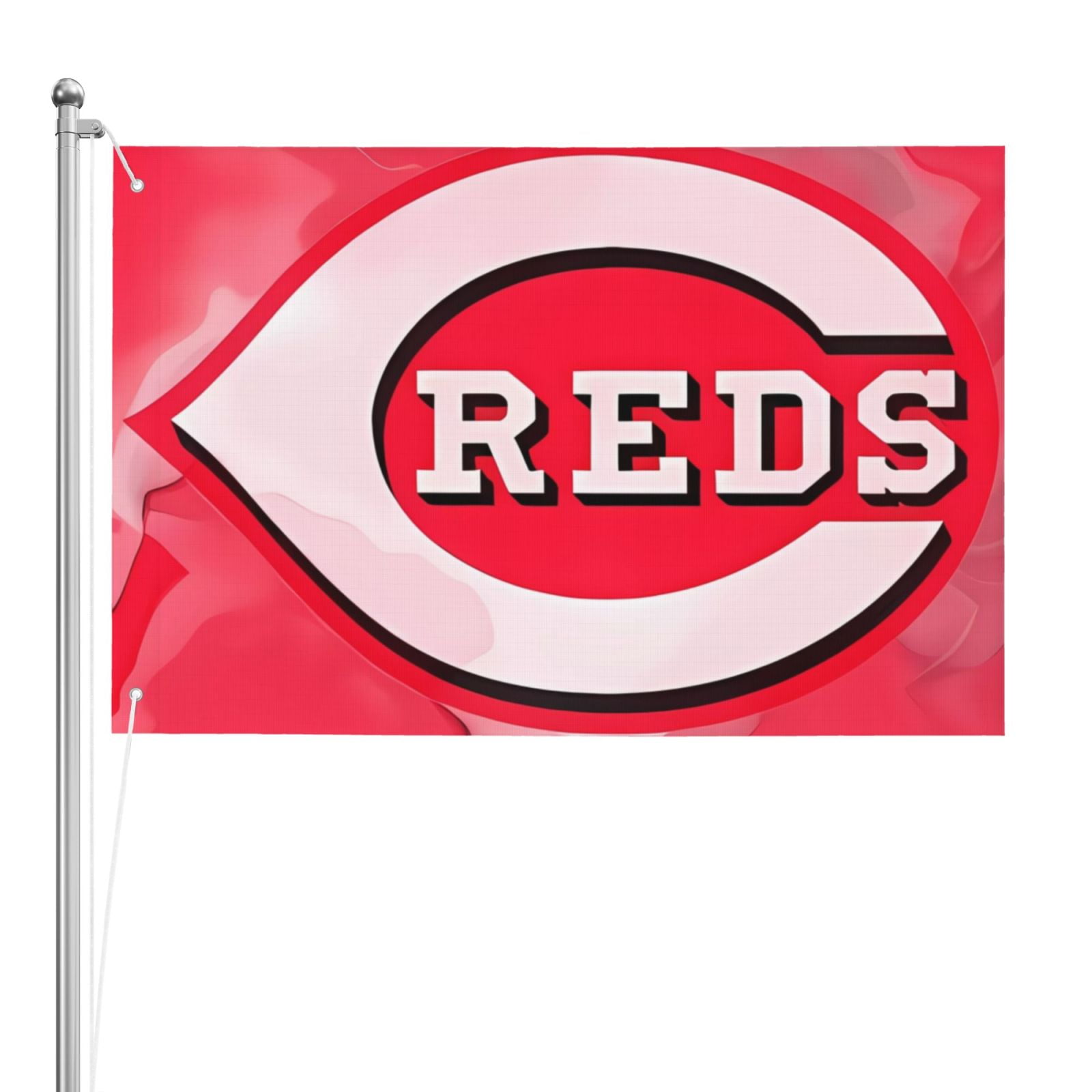 Reds Three Layer personalized Double Sided Flag Football Fans National ...