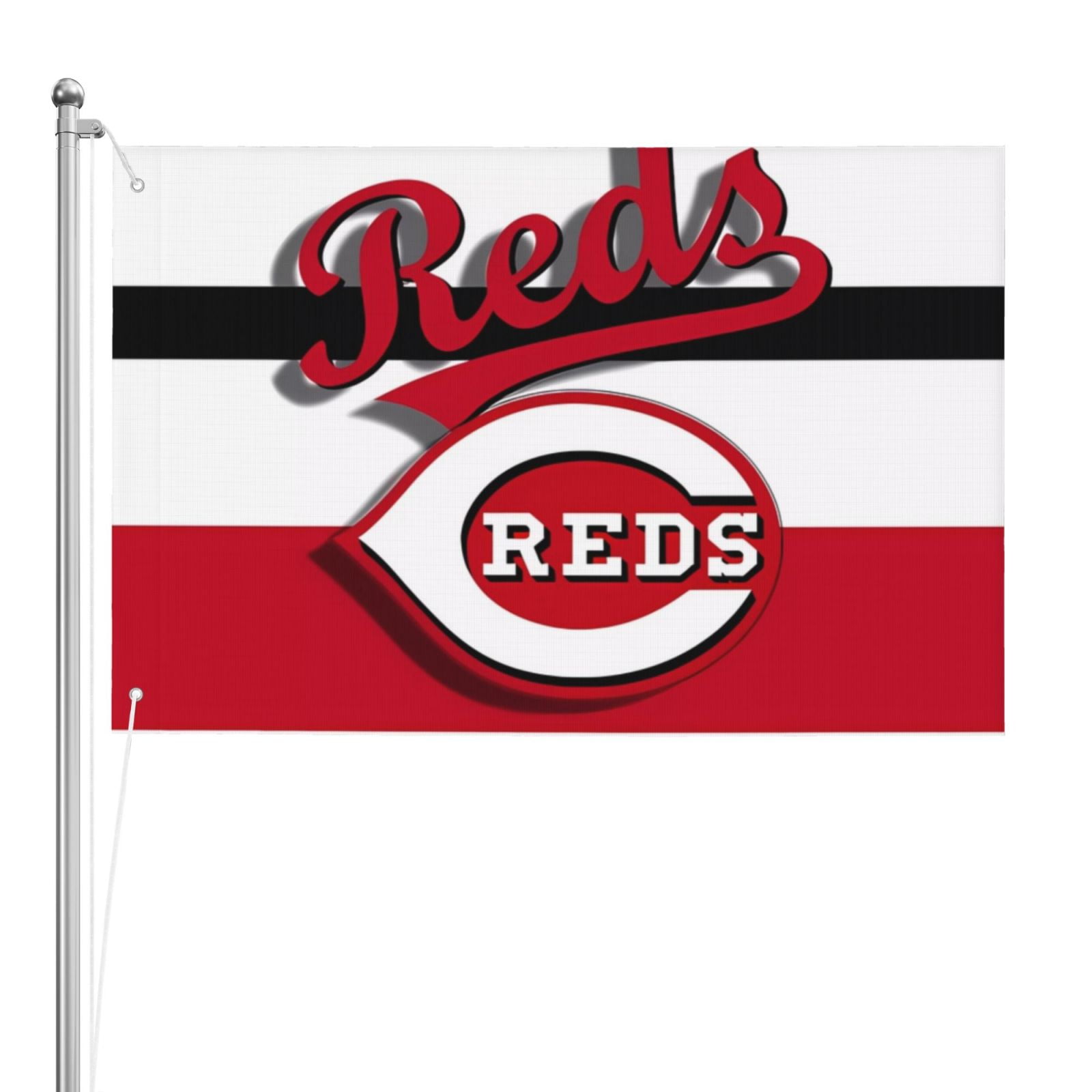 Reds Three Layer personalized Double Sided Flag Football Fans National ...