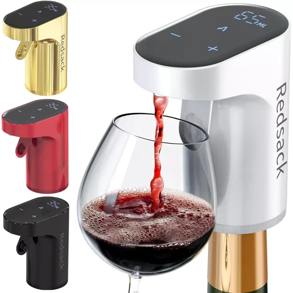 Redsack Electric Wine Aerator Dispenser Intelligent Electronic Wine Decanter White - Walmart.com