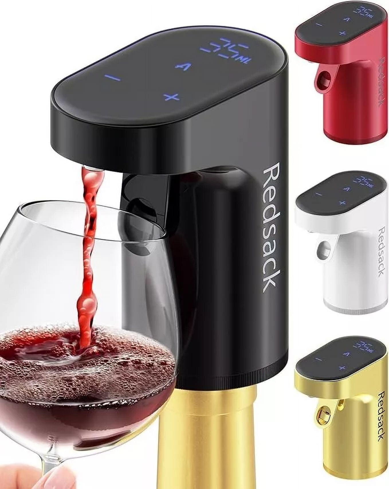 Redsack electric Wine Aerator Pourer, Portable Wine Decanter and Wine ...