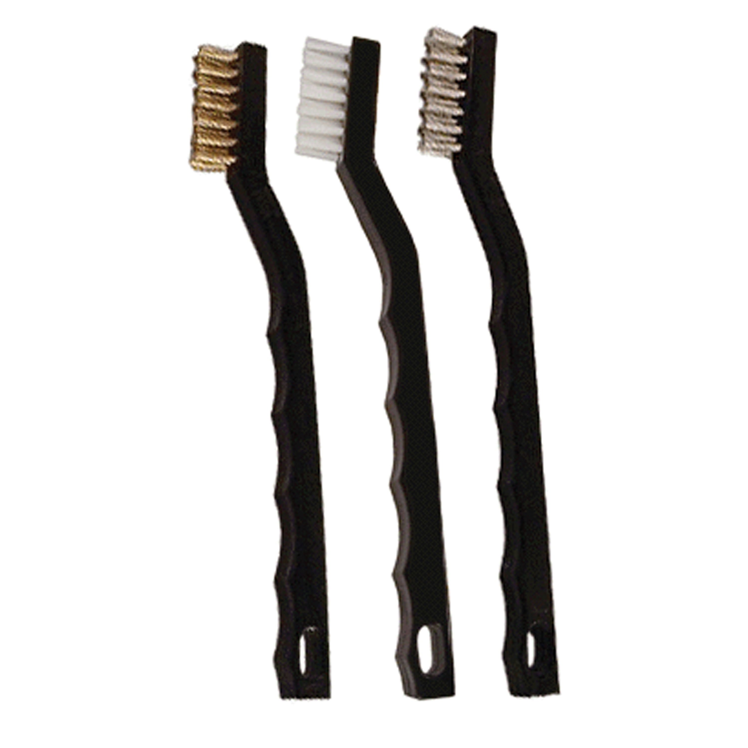 Redtree Industries 61270 Small Plastic Handle Scratch Brush - Brass ...