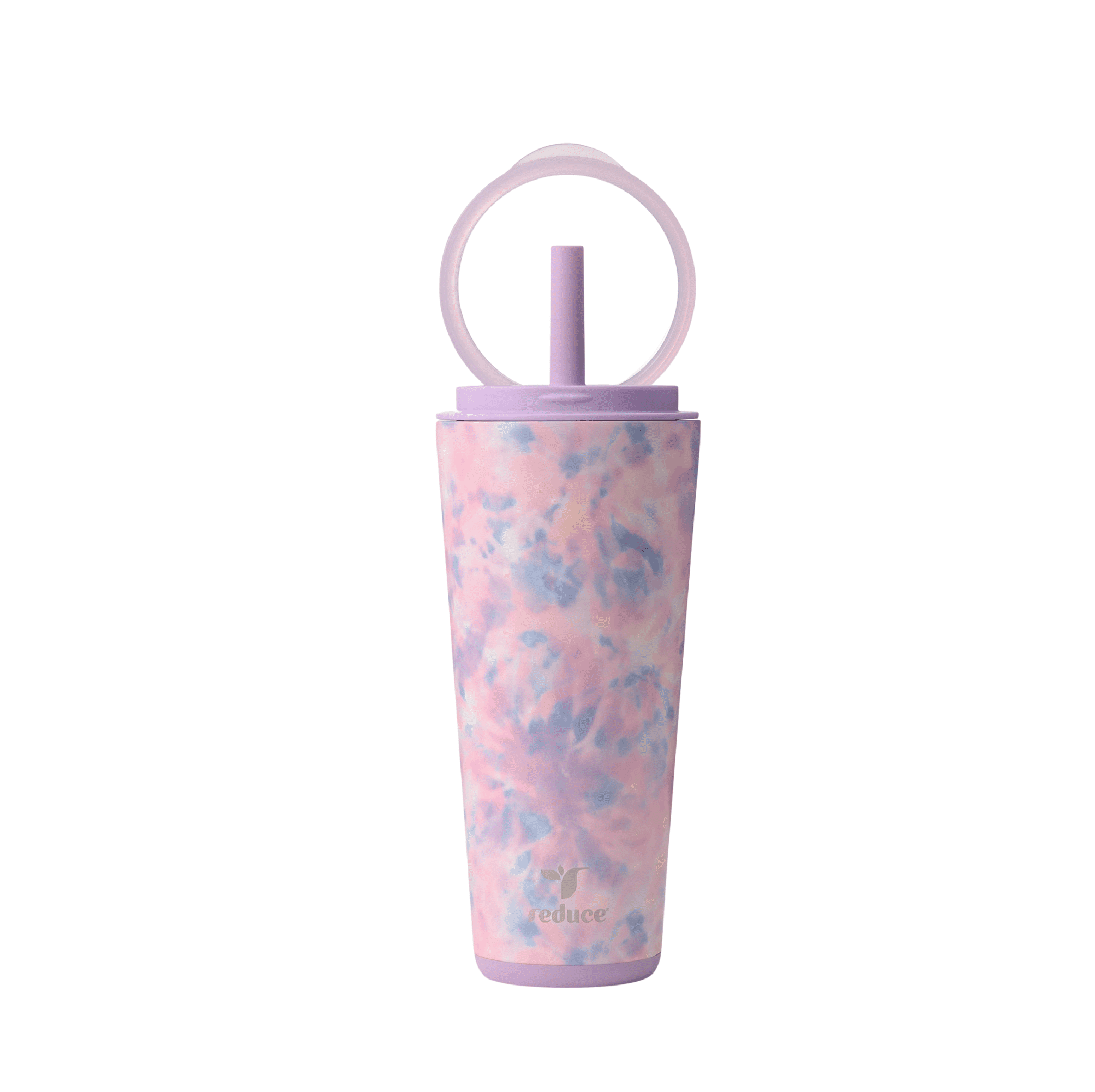 Reduce Halo 30 oz Tumbler with Handle with Flip-Up Handle, Tie-Dye ...