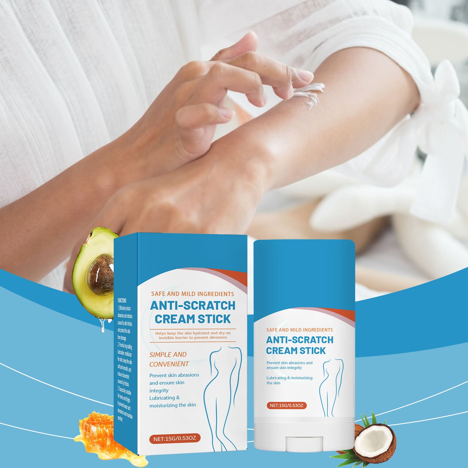 Reduce Chafing Balm,Thigh Rescue Reduce Chafing Stick,Waterproof Reduce ...