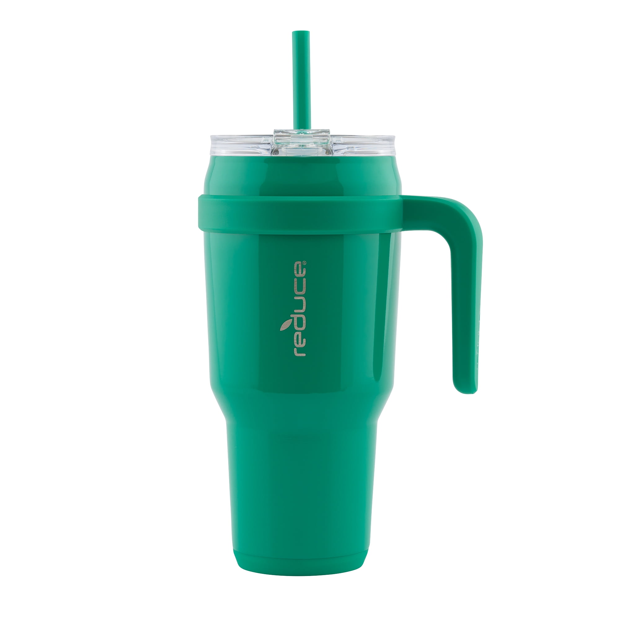 Reduce Cold1 40oz Tumbler with Handle, Stainless Steel, Palm Leaf Green ...