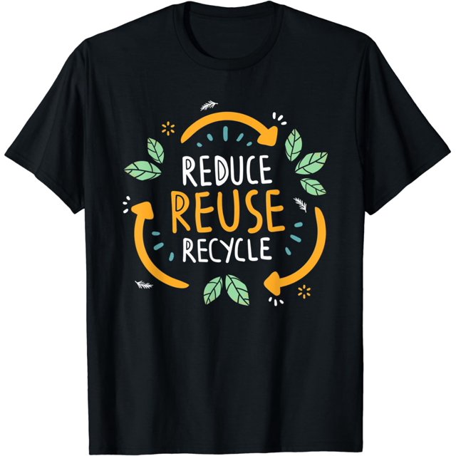 Reduce Reuse Recycle 2024 Earth Day T-Shirt - Walmart.com