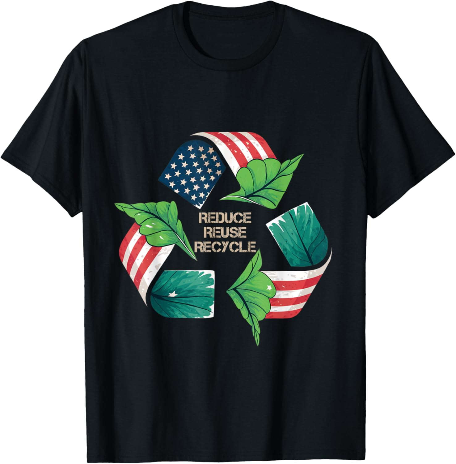 Reduce Reuse Recycle Cute Earth Day Eco-Friendly 2025 T-Shirt - Walmart.com