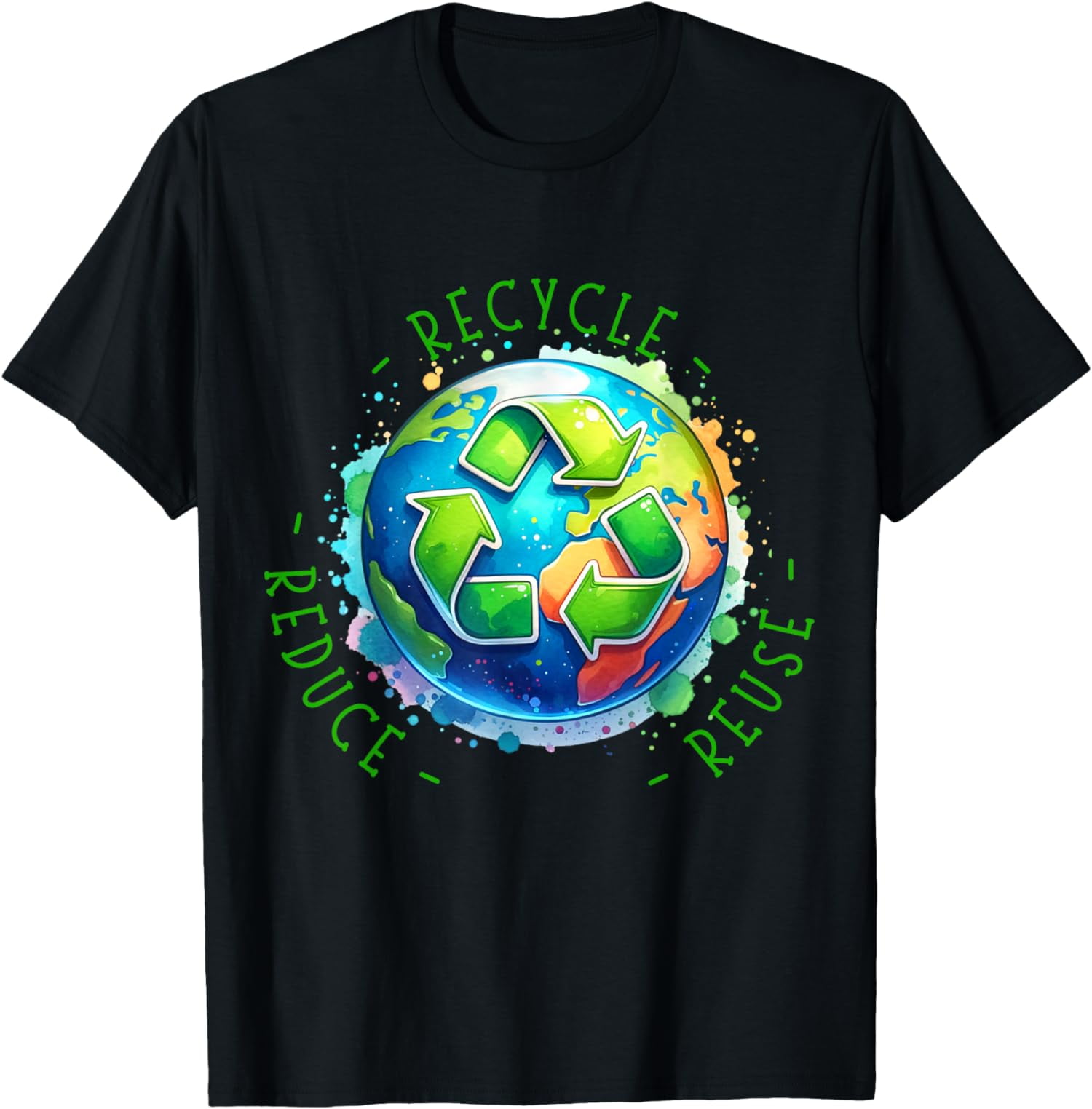 Reduce Reuse Recycle Earth Day 2024 Shirt T-Shirt - Walmart.com