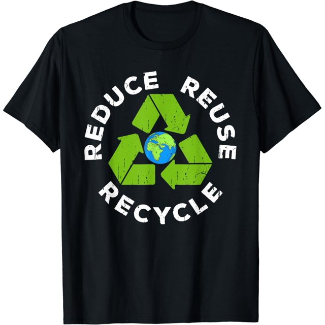 Reduce Reuse Recycle Earth Day 2024 Shirt T-Shirt - Walmart.com