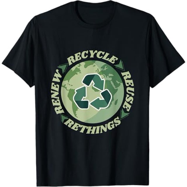 Reduce Reuse Recycle Earth Day April 22 2024 T-Shirt - Walmart.com