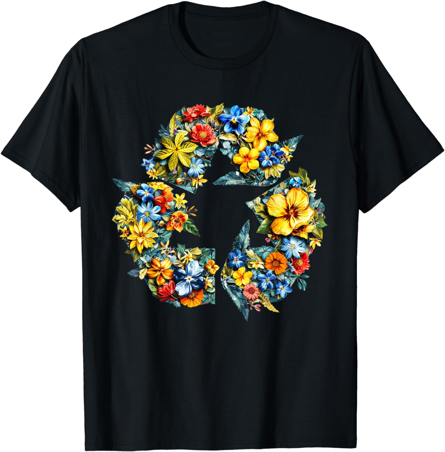 Reduce Reuse Recycle, Earth Day Short T-Shirt - Walmart.com