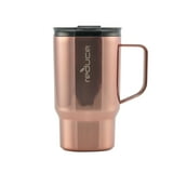 Reduce 18 oz Pink Sparkle Vacuum Insulated Coffee Mug with Handle and ...