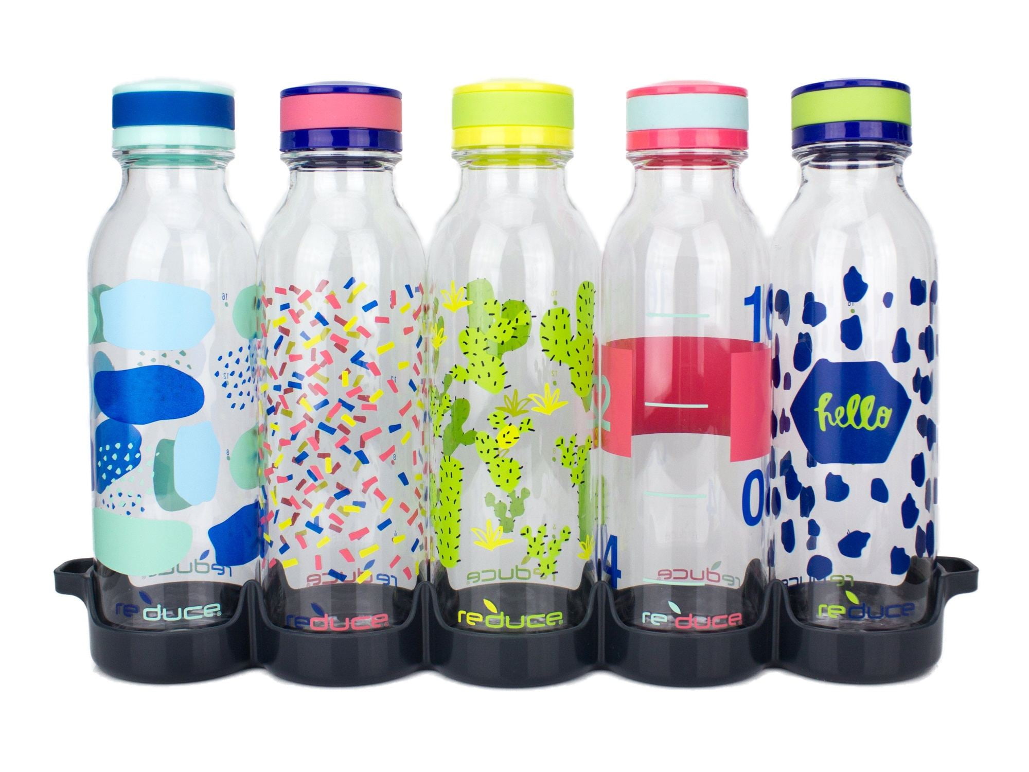 Reduce WaterWeek Reusable Water Bottle Set, 20oz – Plastic Reusable ...