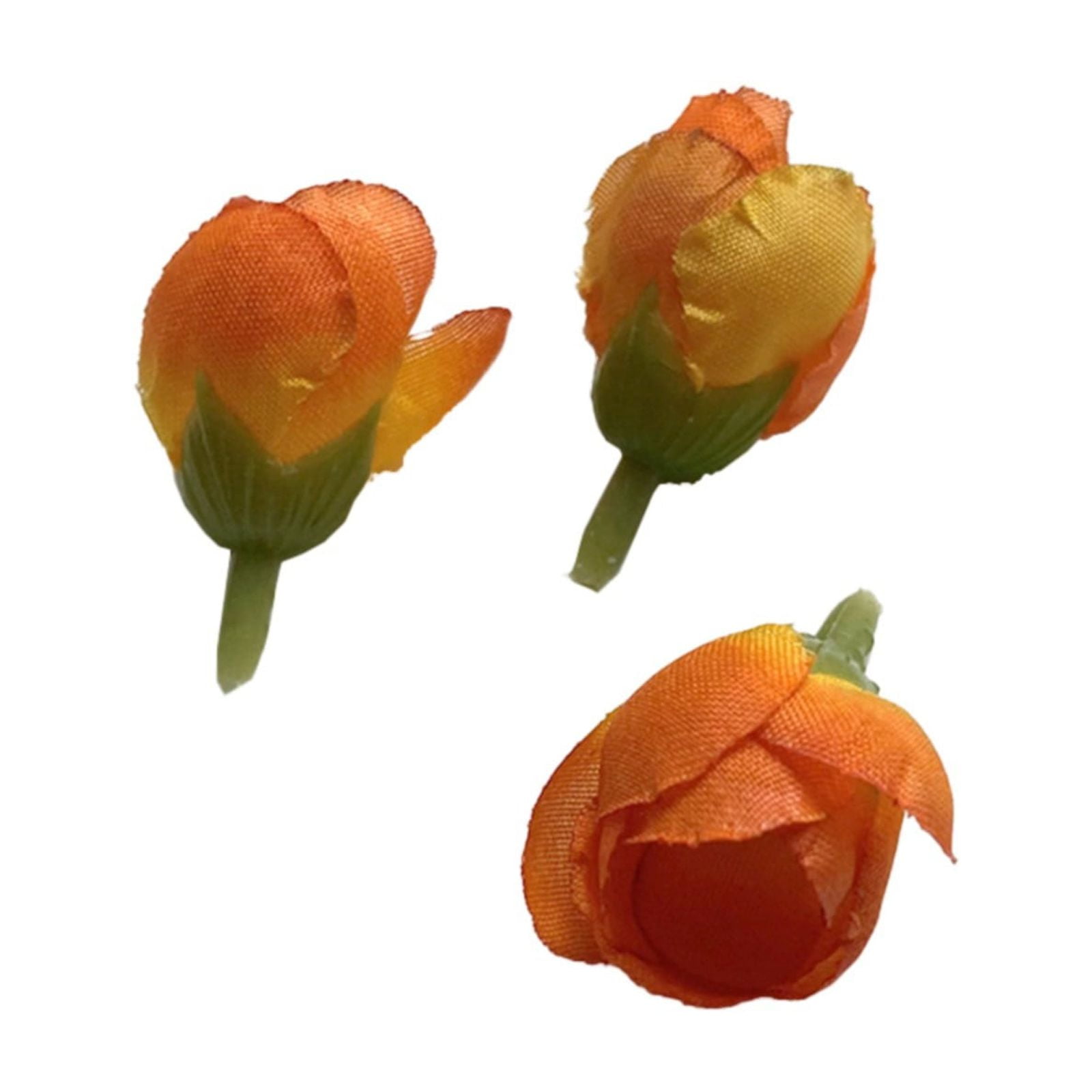 Reduced 50 Pcs Mini Fake Rose Flower Heads, Small Flowers for Crafts ...