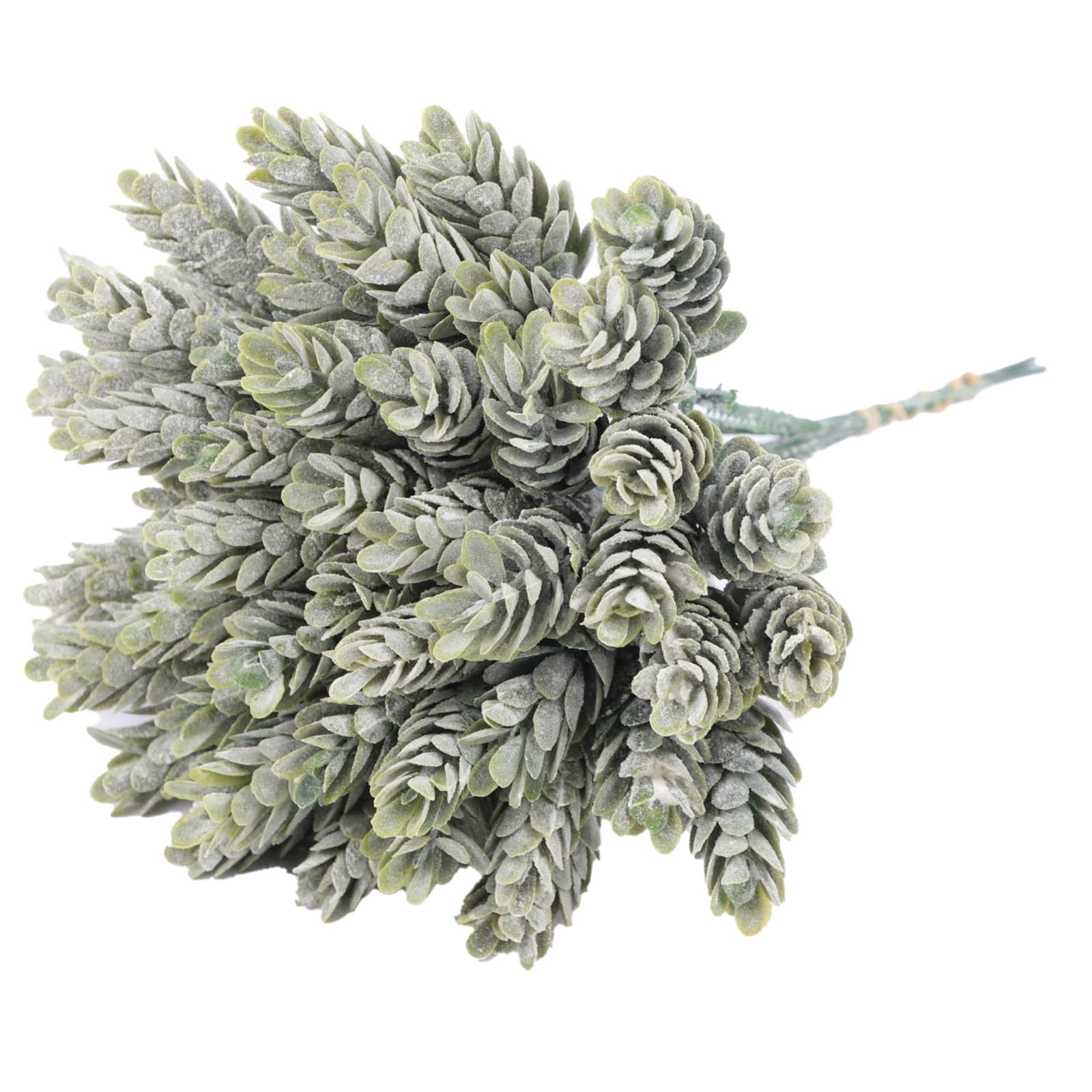 Reduced Artificial Flowers, Plastic Green Leaves Flowers with Stem ...