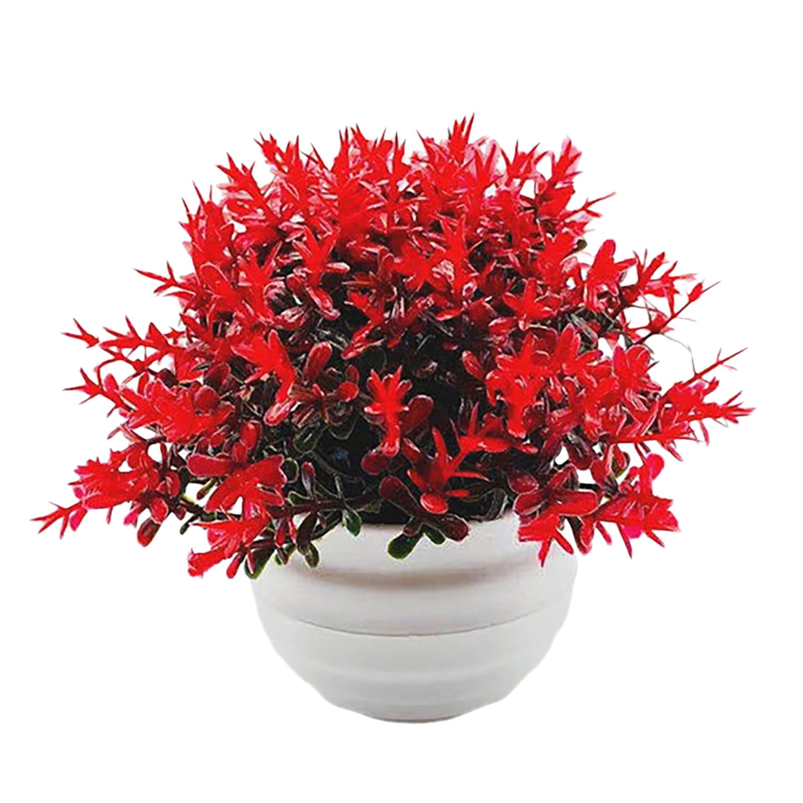 Reduced Artificial Mini Potted Plants Fake Plastic Flower for Farmhouse ...